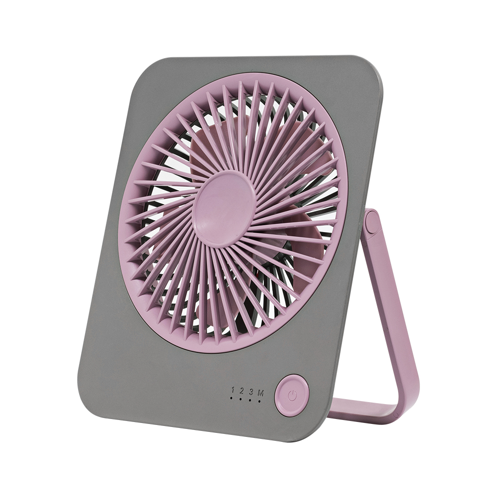 GXZ-F59 Mini Tabletop Wireless USB Square Desk Fan Rechargeable Square ...